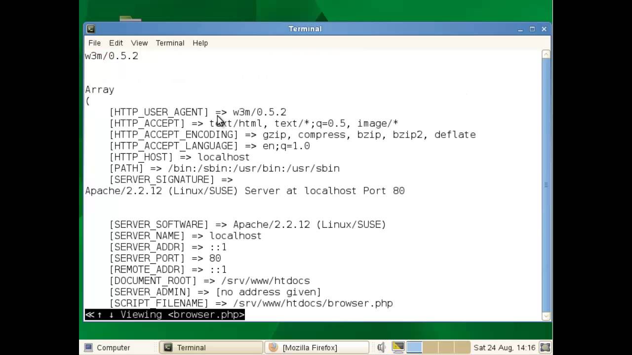 Browser testing with PHP