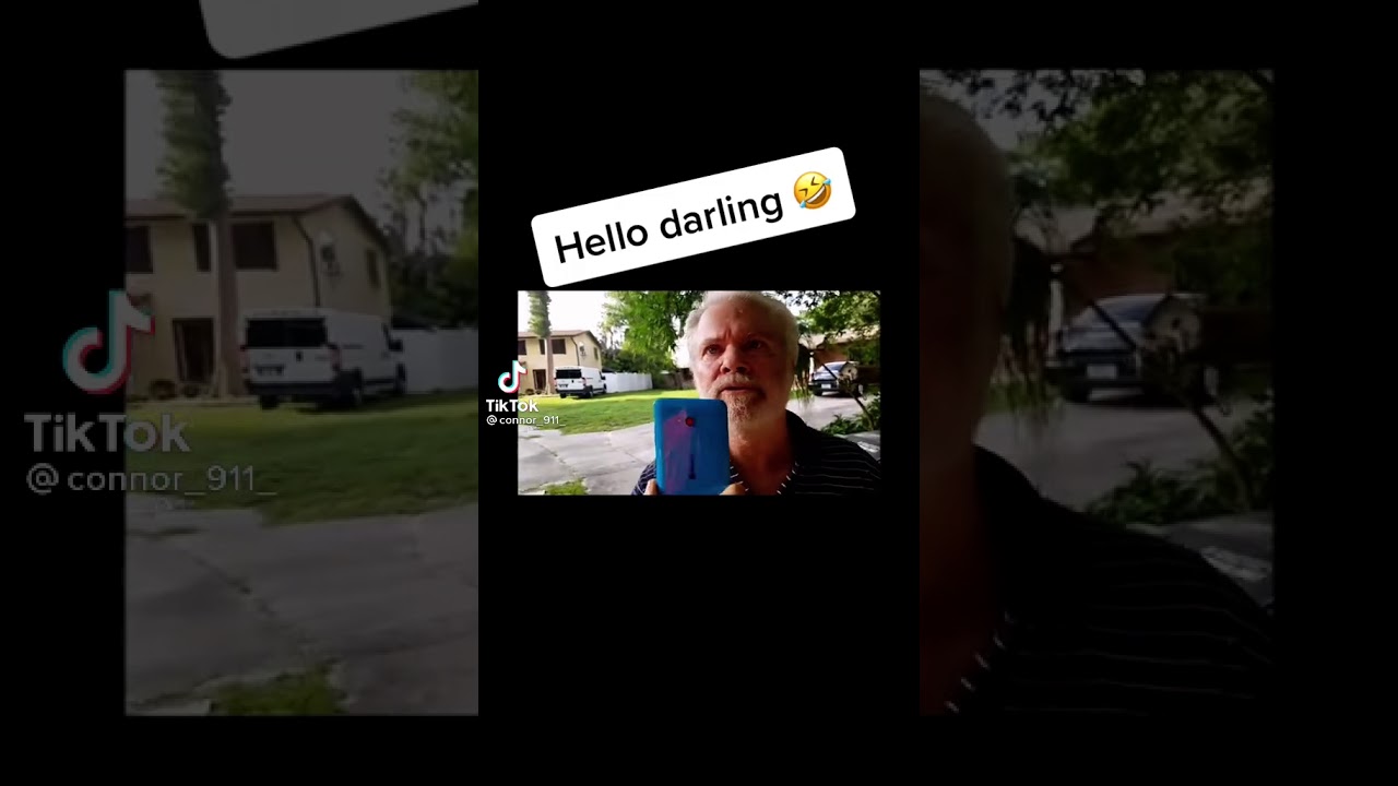 Old lady says hello there OOWOO OOWOO