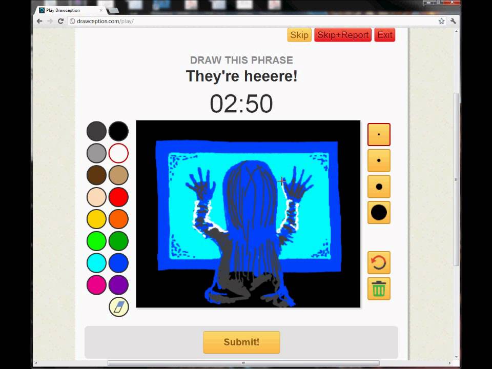 Drawception 005 They're heeere! - GrimbyBECK