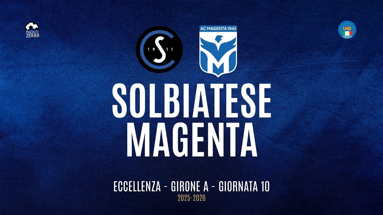 [HIGHLIGHTS] Excellence Group A 25/26 - | Matchday 10 | Solbiatese - Magenta