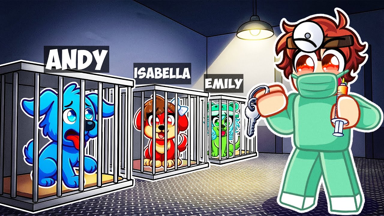 Surviving 100 Days In Roblox Escape The Dog Pound…