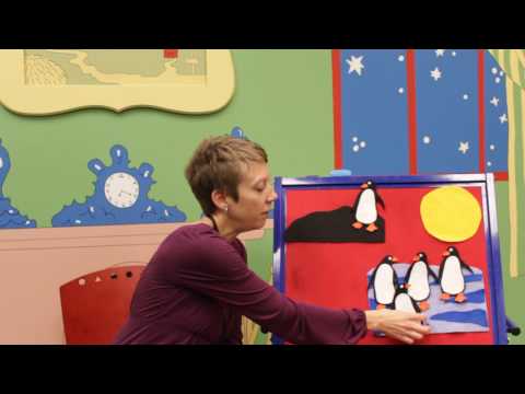 Kindergarten Readiness Tips from Your Library: Five Perky Penguins Flannel Board Rhyme