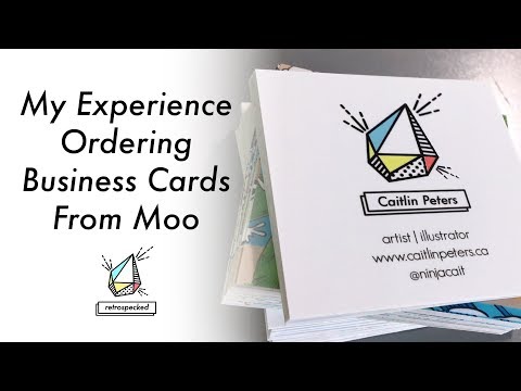 My Experience Designing Business Cards & Ordering Them From Moo | Retrospecked