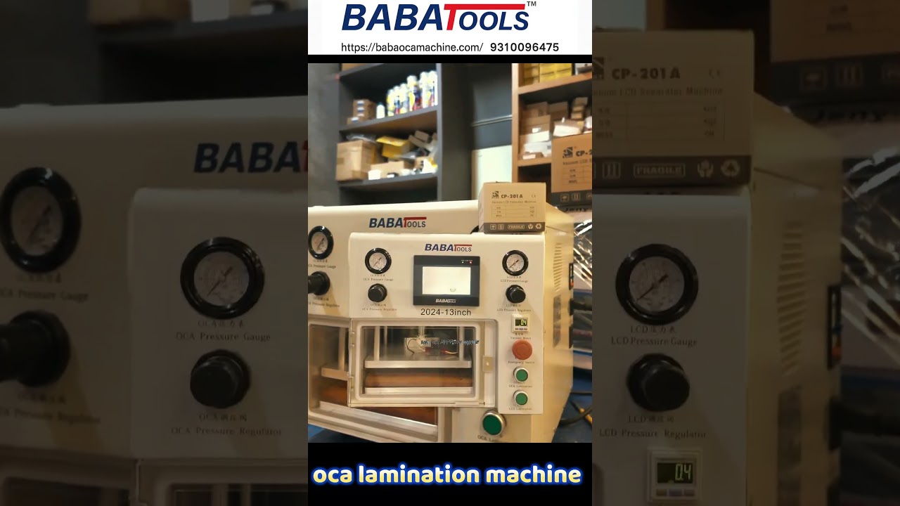 oca lamination machine #babatools #mobilerepairtools #babaocamachine #repairlikeapro