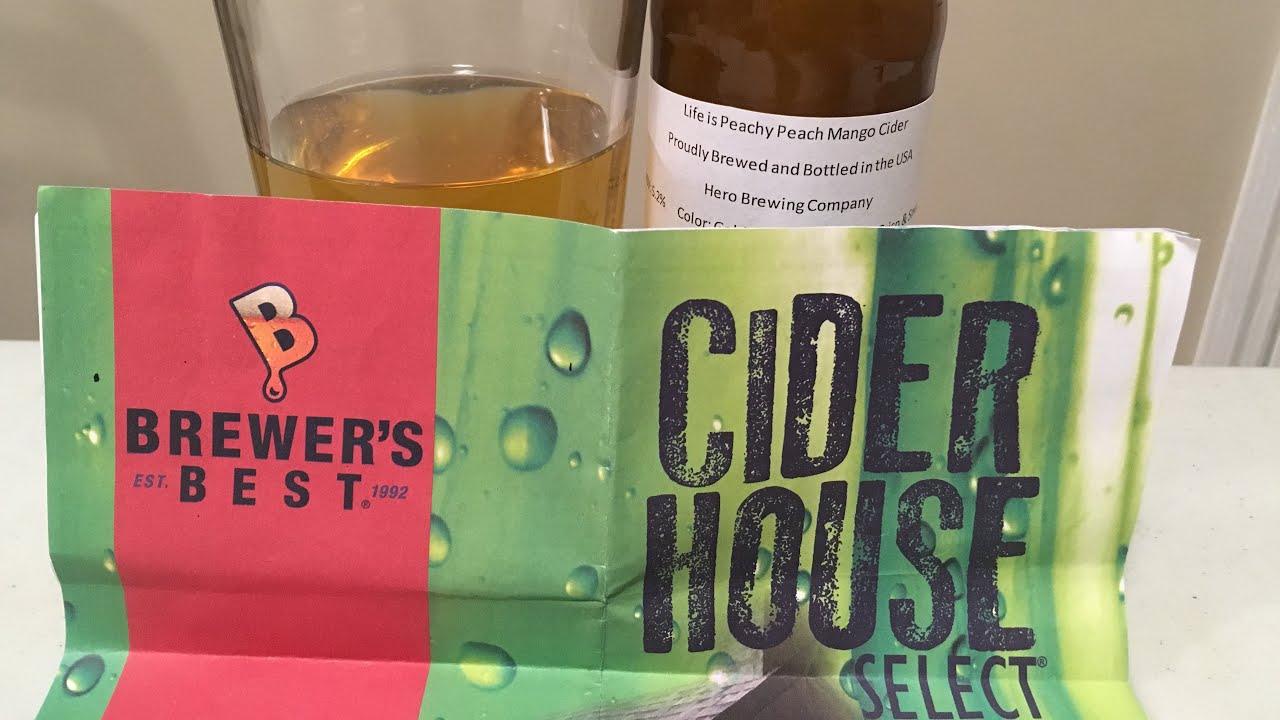 Review of Brewer’s Best Cider House Select Peach Mango Cider