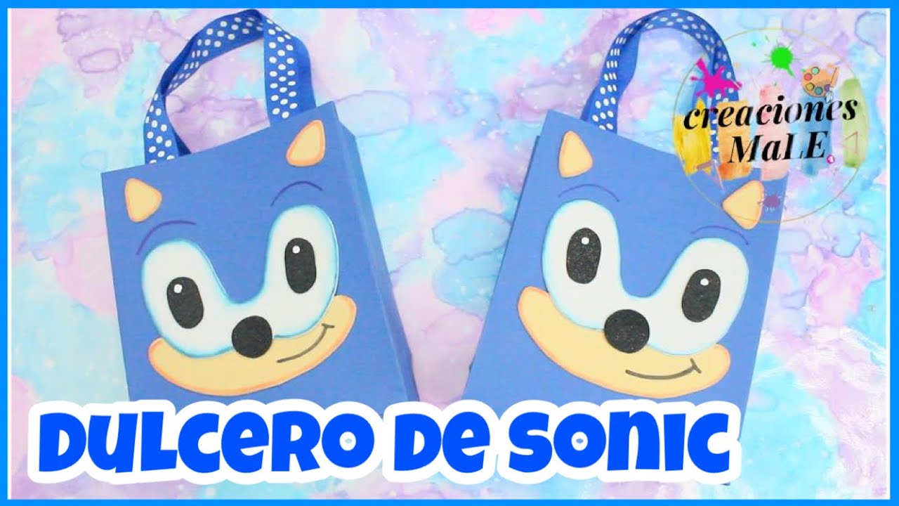 DULCERO DE SONIC || BOLSITAS DE PAPEL || DIY