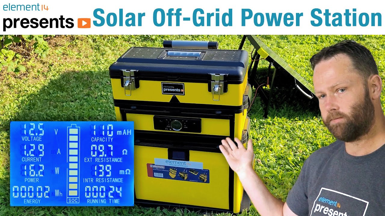 How To Build a Portable, Solar-Charged Off-Grid Power Station ...