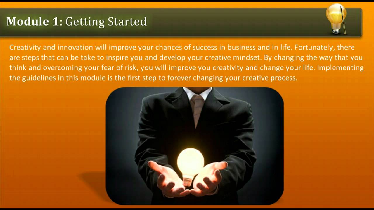 Developing Creativity (Online Course)
