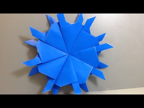 Easy Origami Rabbit Ice Snowflake | The Secrets of OrigamiThe Secrets ...