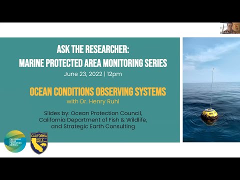 MPA Monitoring Series: Ask the Researcher - Ocean Conditions Observing Systems