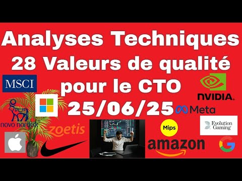 Analyses Techniques sociétés de qualités CTO ( Nvidia, Microsoft, Visa, MIPS et +