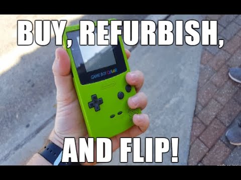 Buying, Refurbishing, and Flipping A GameBoy Color For Easy Money!