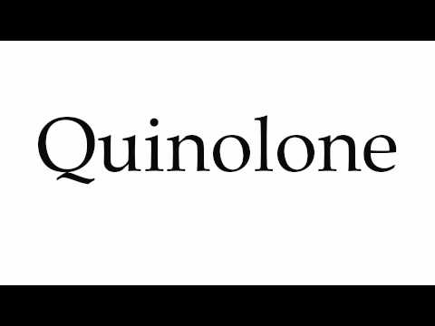 How to Pronounce Quinolone