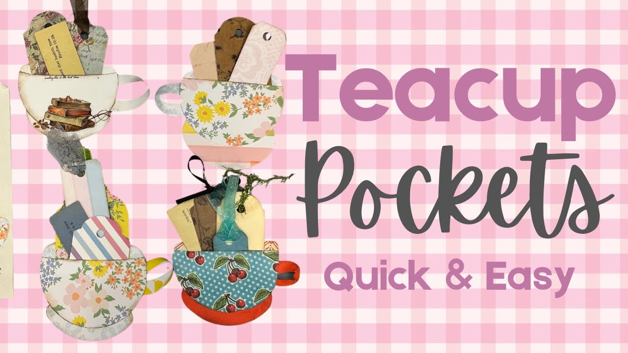 DIY Teacup Pockets for Junk Journals: Unique Handmade Ephemera Tutorial