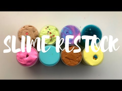 SLIME RESTOCK! BUTTER SLIME & CLOUD SLIME! JUNE 10