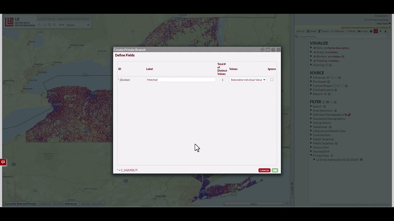 How to upload a state voter ID file into L2 DataMapping