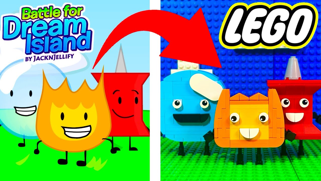 I Built Every BFDI Character in LEGO