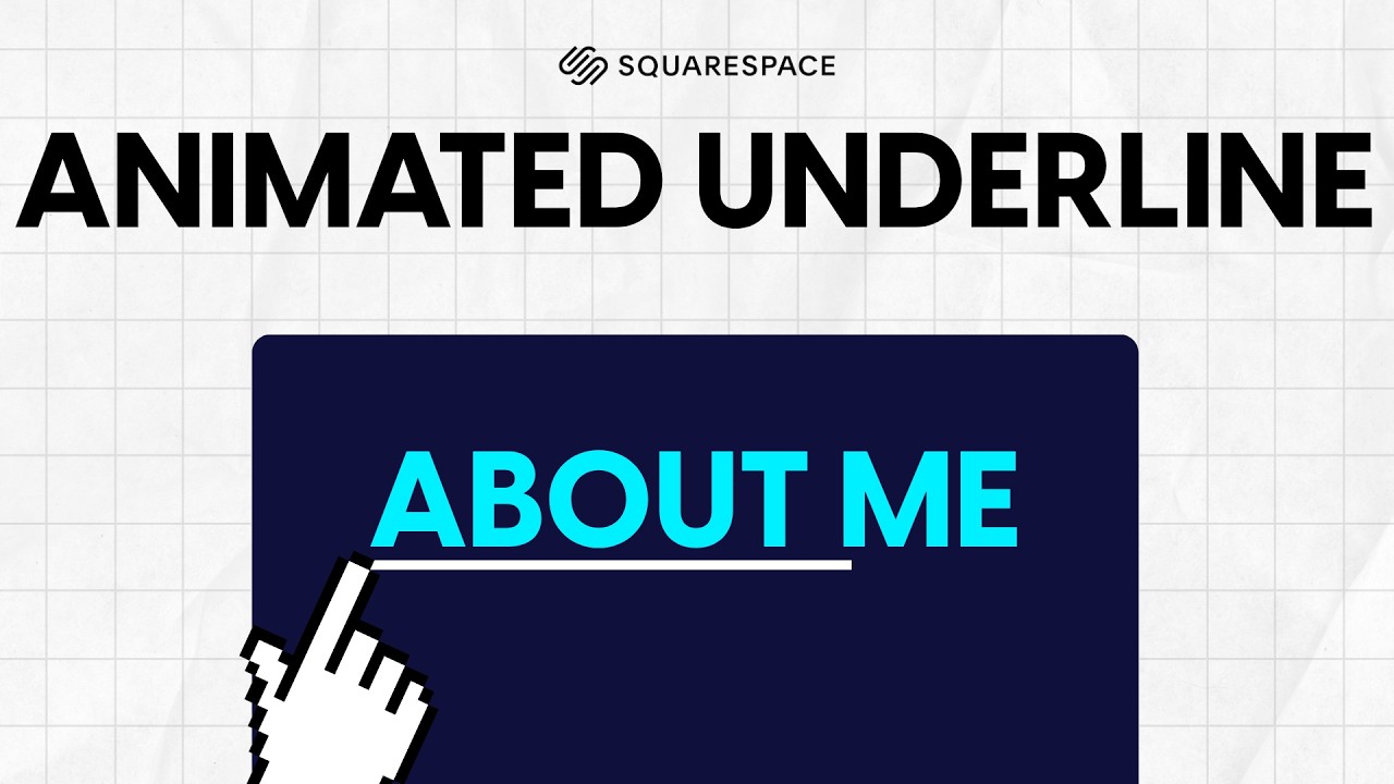 Animated Underline Effect (Squarespace Tutorial)