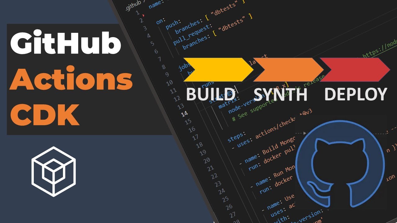 AWS CDK CICD with GitHub actions - full course - Python/TypeScript