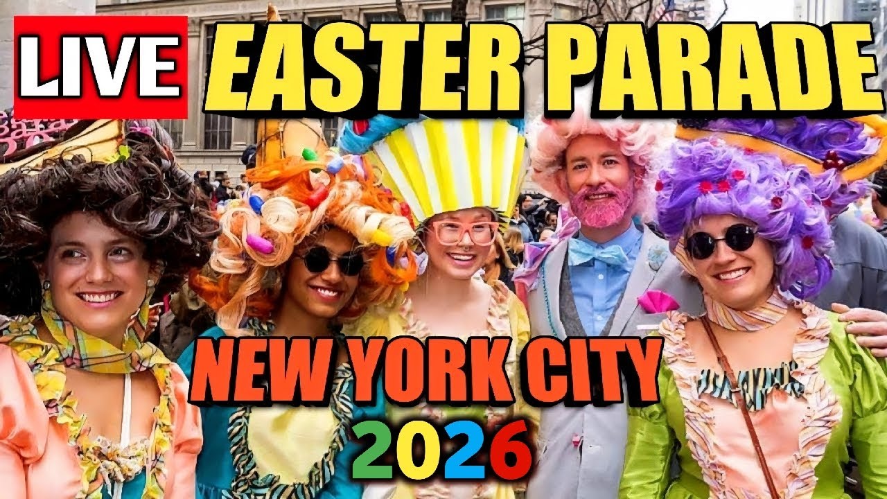 EASTER PARADE and Bonnet Festival 2026 NYC LIVE 🐰 Easter Sunday in New York City LIVE 🐣