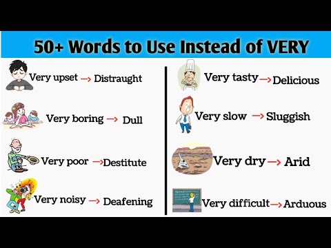 Words to Use Instead of VERY | Other Words for Very | English Vocabulary | Vocabulary in English