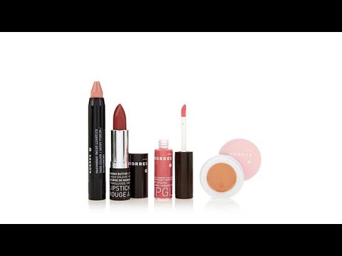 Korres Natural Lip Wardrobe 4piece Set