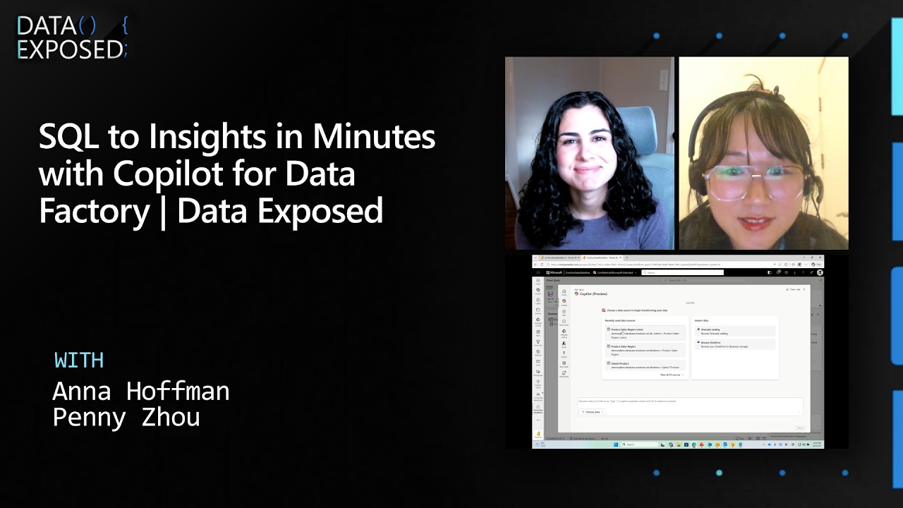 SQL to Insights in Minutes with Copilot for Data Factory | Data Exposed
