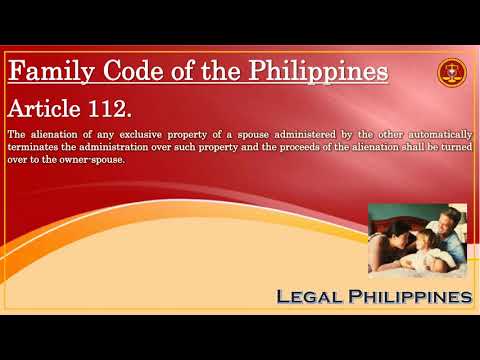 Family Code of the Philippines, Article 112 | John