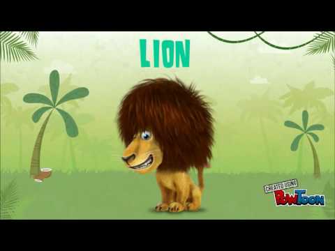 Animals of the jungle – Animales de la jungla. – Unit of Animals.