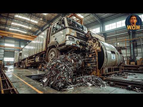 Most Powerful Shredding Machine Destroys Everything | Extreme Metal Shredder Machine #10