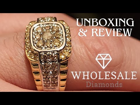 Wholesale Diamonds USA Men's Diamond Ring Unboxing & Review!