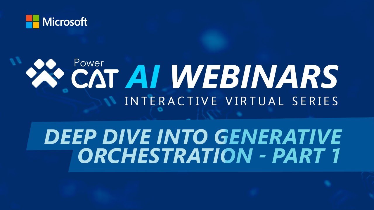 Power CAT AI Webinars: Generative AI Ops