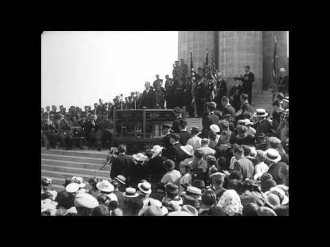 Montsec American Monument Dedication in 1937