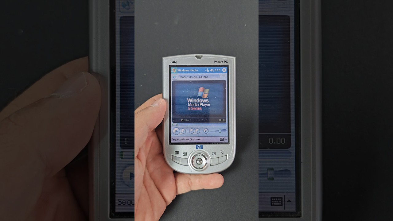 This Is What Windows Media Player Looked Like on a 2003 Pocket PC #pocketpc #vintagetech #nostalgia