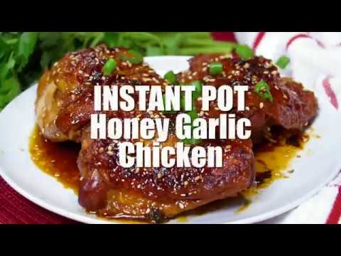 INSTANT POT HONEY GARLIC CHICKEN
