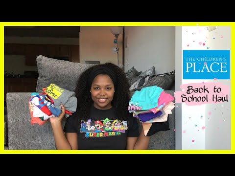 The Children’s Place / Back to School Clothing Haul