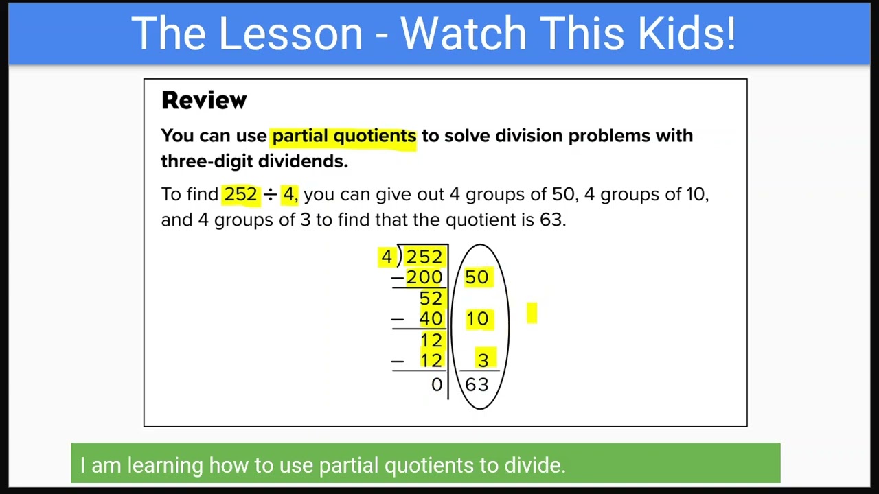 Reveal Math Grade 4 Lesson 7.4