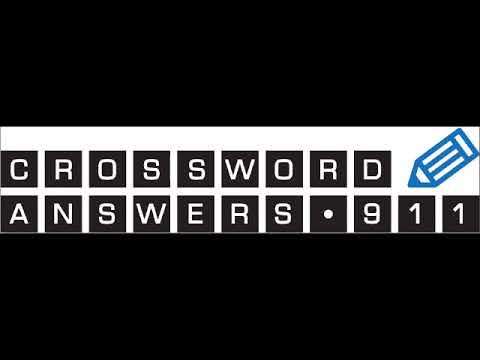 Crossword Answers 911