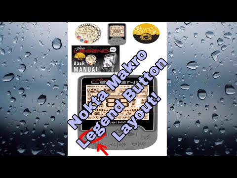 Button layout on the Nokta Makro Legend Multi Frequency Metal Detector #shorts
