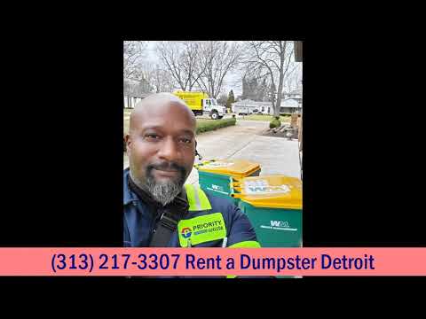 Rent a Dumpster Detroit 313-217-3307 | Priority Waste