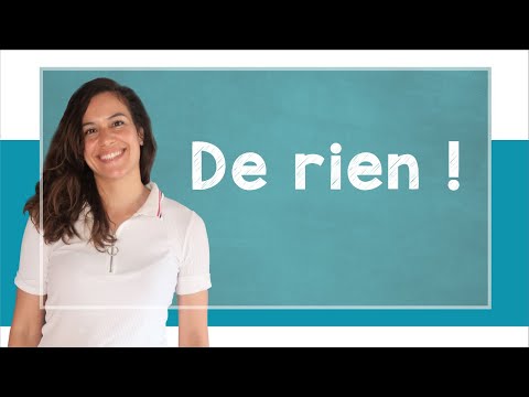 How to... Say "You're welcome" in French? - A1