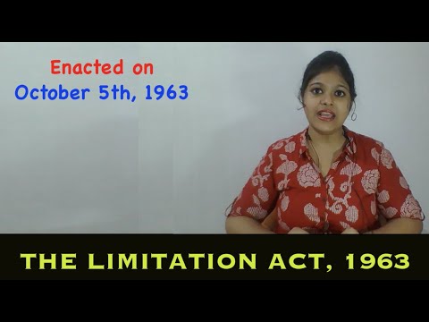 Sections 1 & 2 Explained (of Limitation Act, 1963)