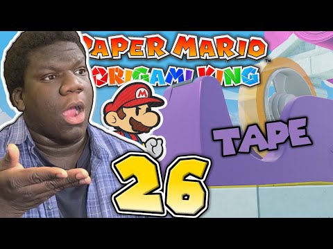 I am LITERALLY fighting tape... | Paper Mario: The Origami King | Episode #26
