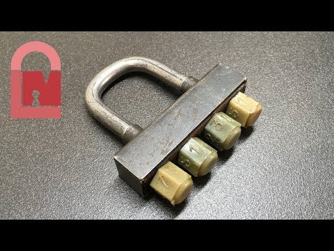 Soviet Era 4 Dial Combination Padlock Decoded
