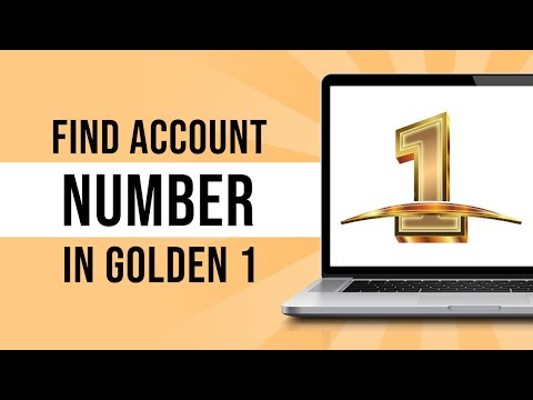 How to Find Account Number in Golden 1 (Tutorial)