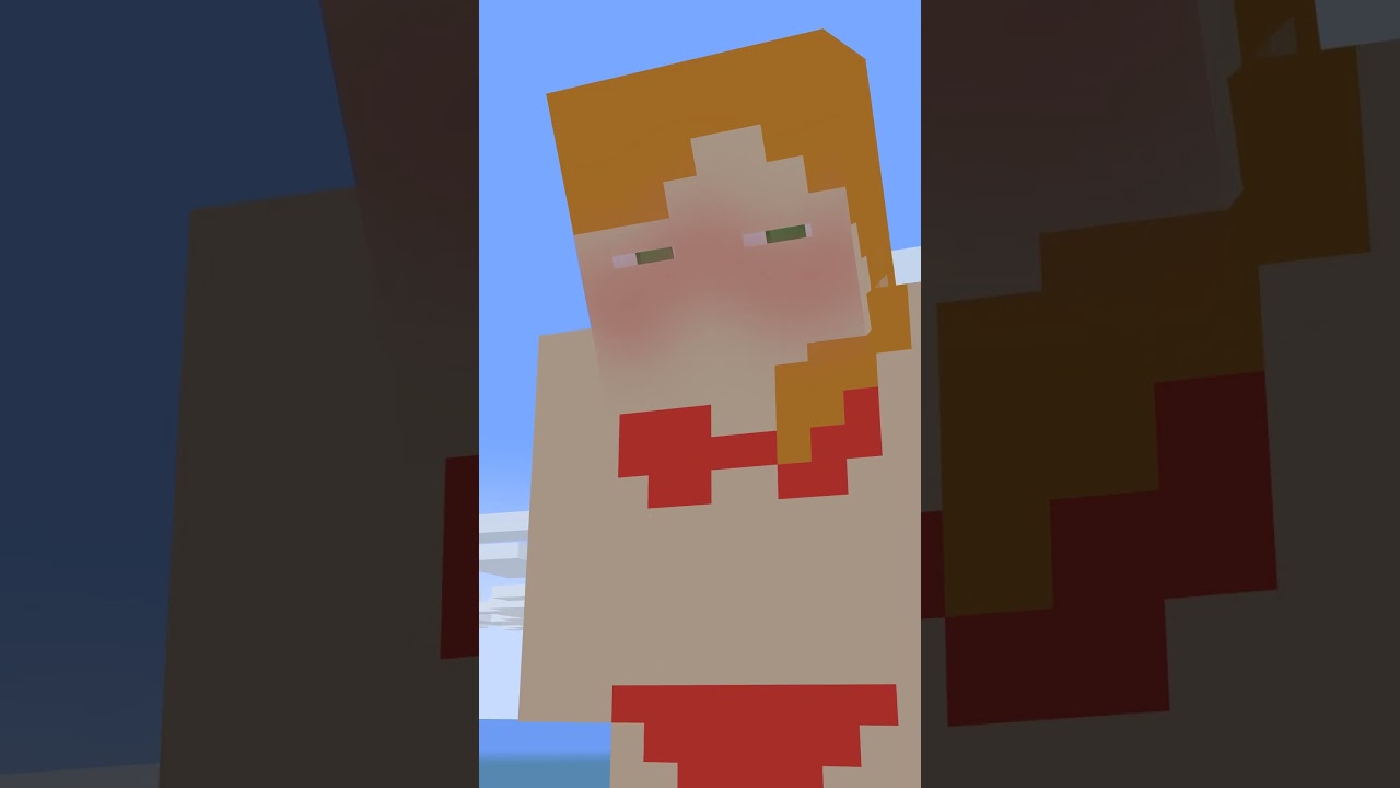 Alex in Bikini #shorts #minecraft