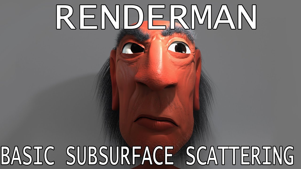 Renderman 20 Subsurface Scattering Tutorial for Maya