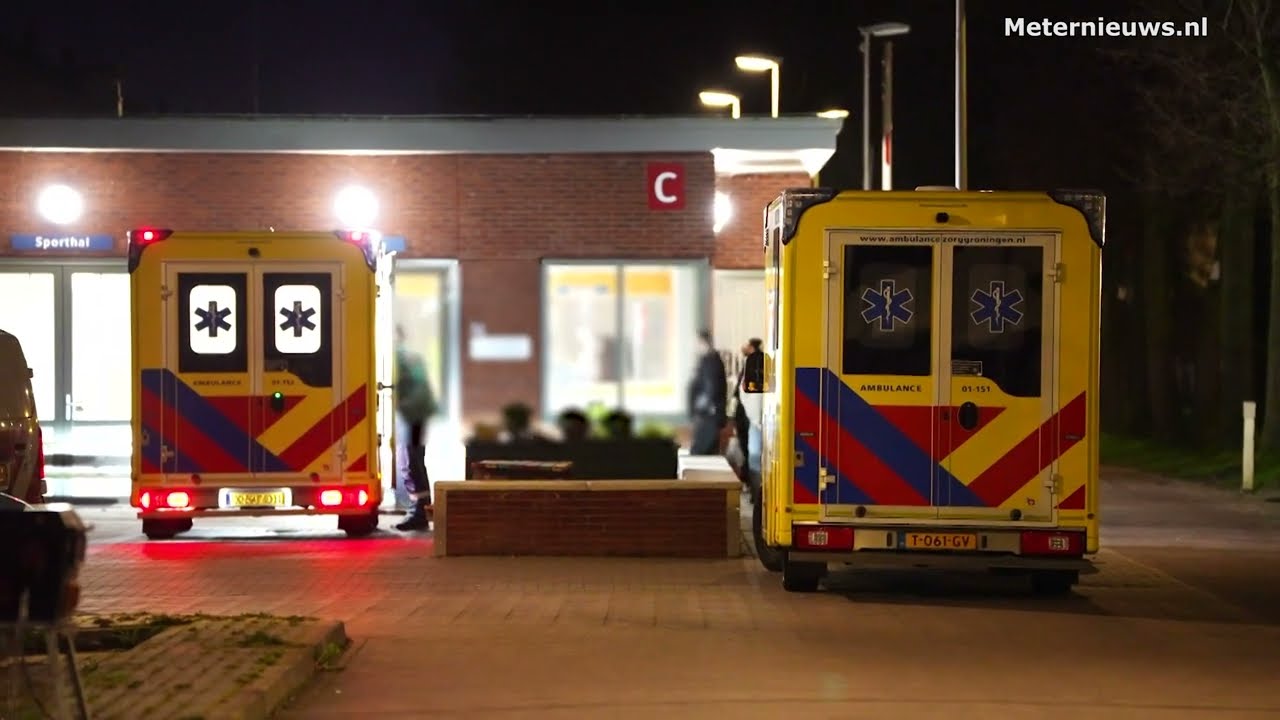 Ernstig gewonde na steekincident AZC Ter Apel(Video)
