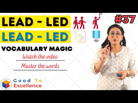 Lead vs Led vs Lead vs LED confusion | Homographs and Homophones
