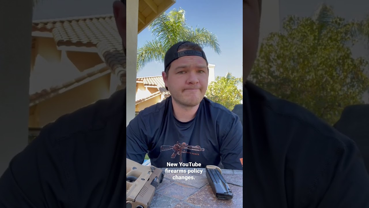 New YouTube Policy changes purging gun channels. #shorts